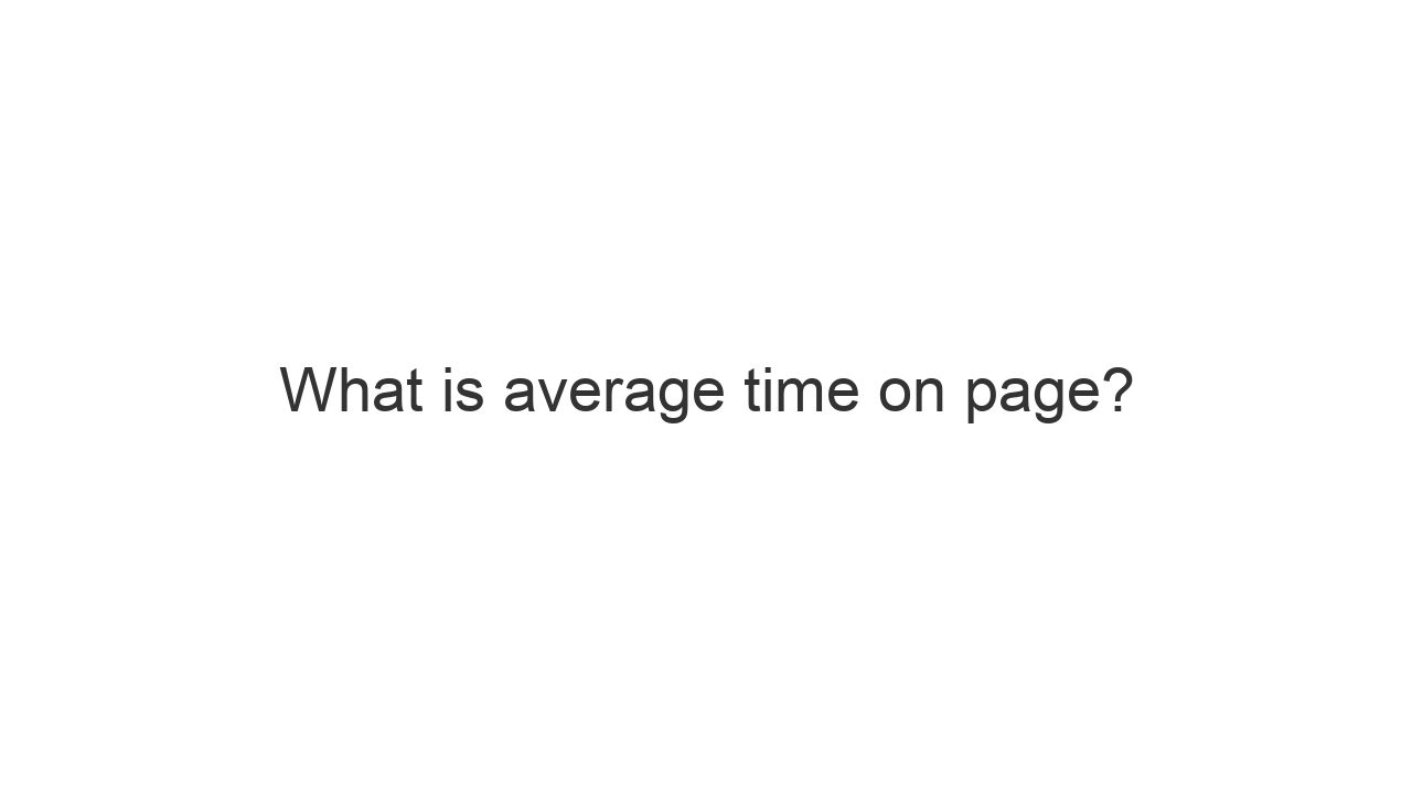 What Is Average Time On Page Nudge